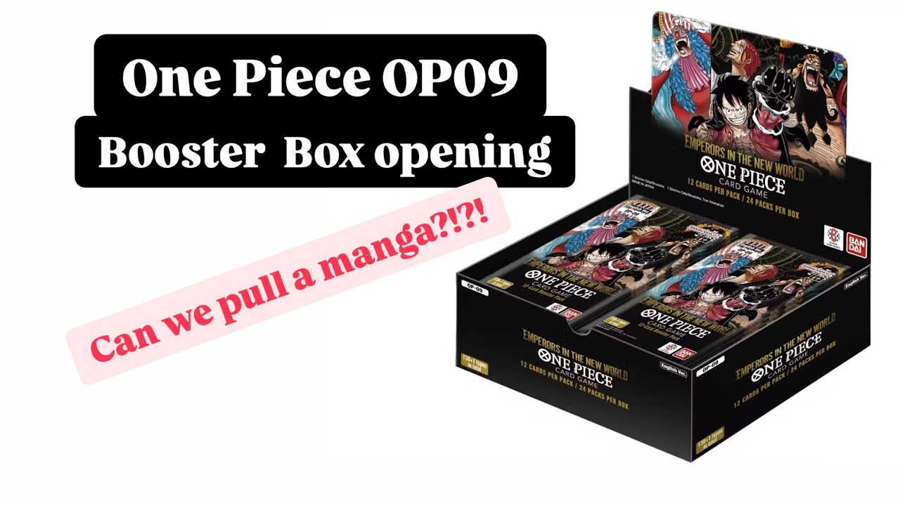 One Piece OP09 Booster Box Opening!!! - YouTube