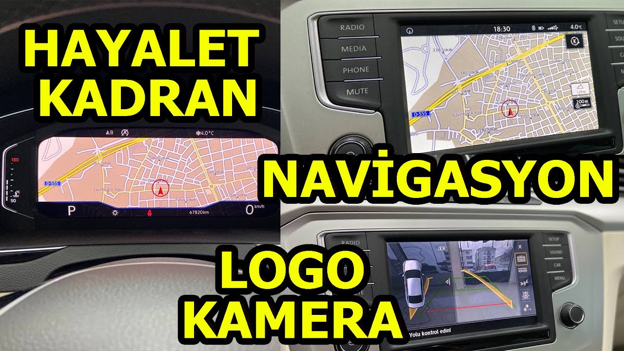 VW PASSAT VARIANT // HAYALET KADRAN MONTAJI // ORJİNAL LOGO KAMERA ...