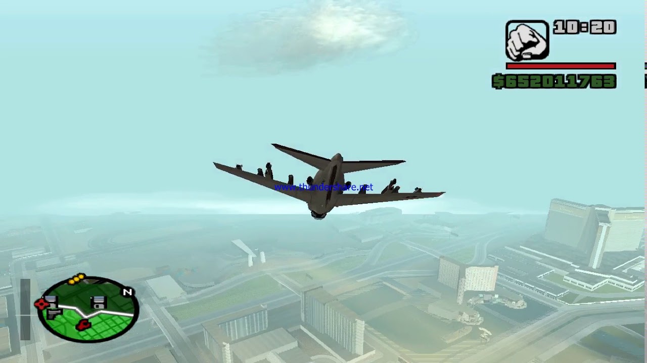 GTA SA FLYING JET / SMALLCLIPS - YouTube