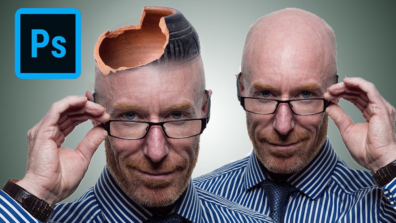 Broken Pot Head Effect | Hollow Head Effect | Photoshop Tutorial - YouTube