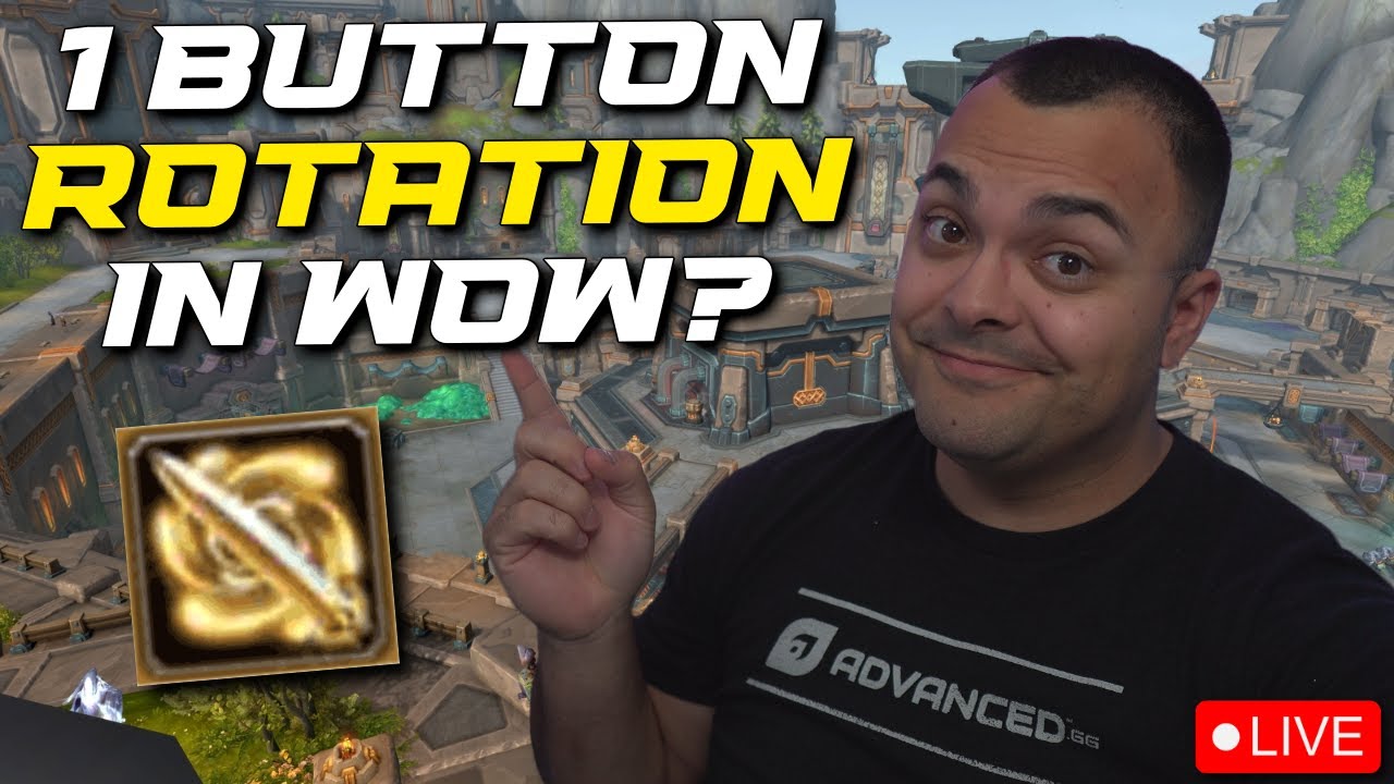 Testing the 1 BUTTON ROTATION!? - Pastor Playing WoW | Level Up Podcast ...