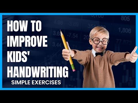 Handwriting Improvement for Kids with Pincher Skills - YouTube