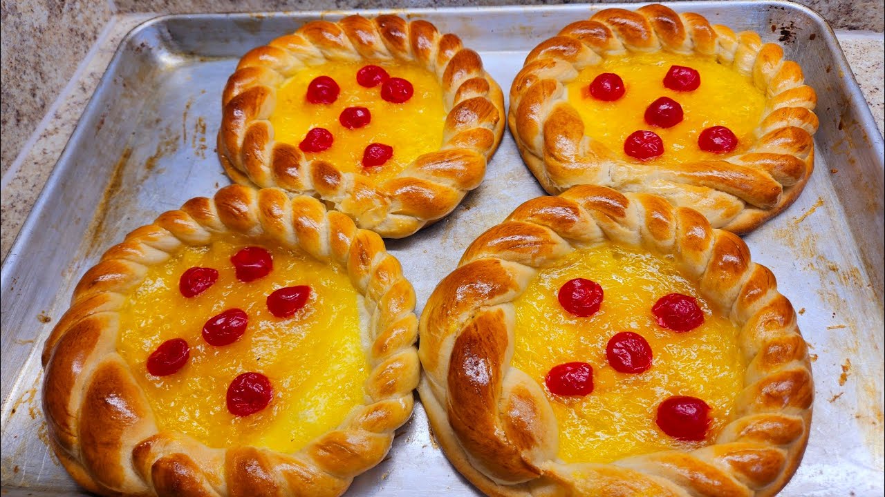 la manera mas fasil de hacer este riquisimo pan relleno de mermelada de ...