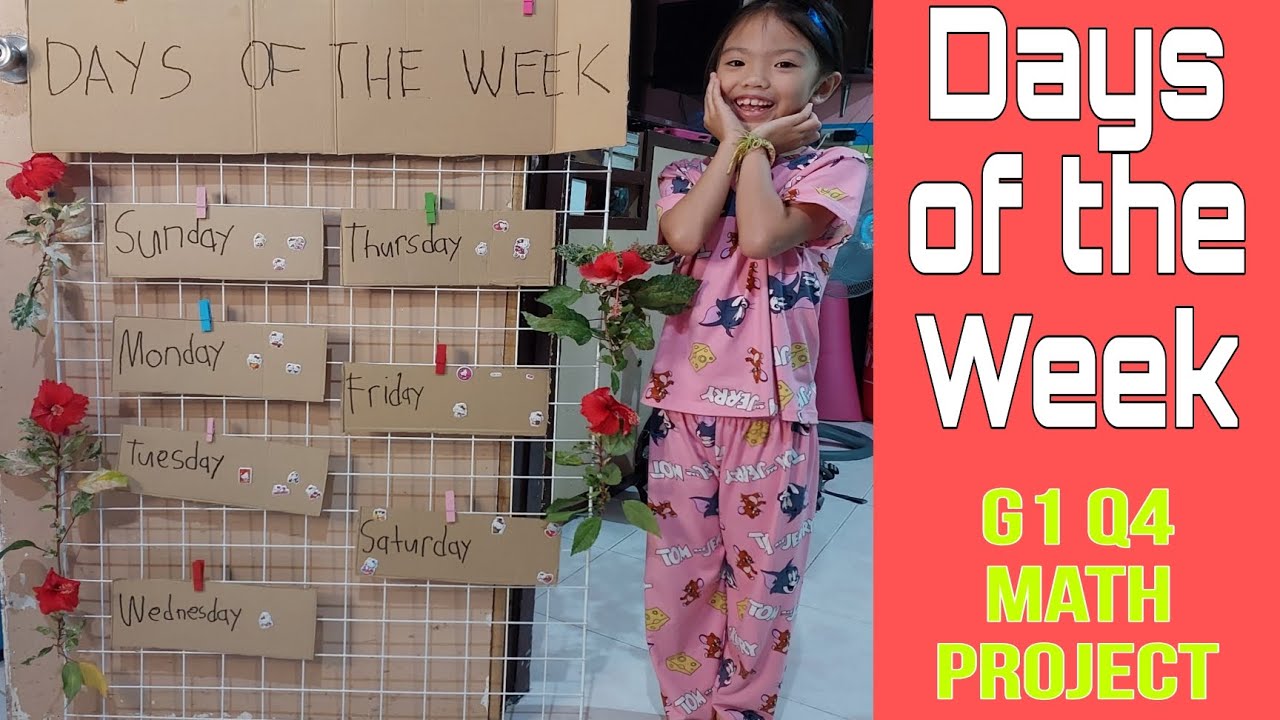 Days of the Week | G1 Q4 Math Project #cocomelon - YouTube
