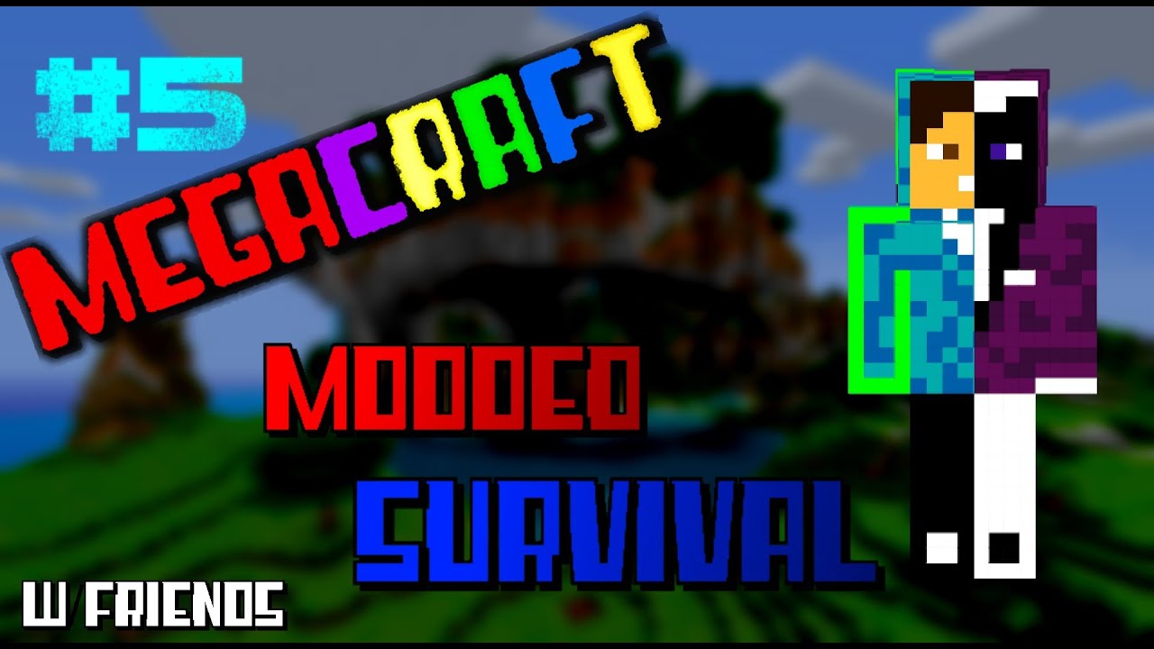 Minecraft MegaCraft Modded Survival #5 HOW TO MAKE A WORKING OIL ...