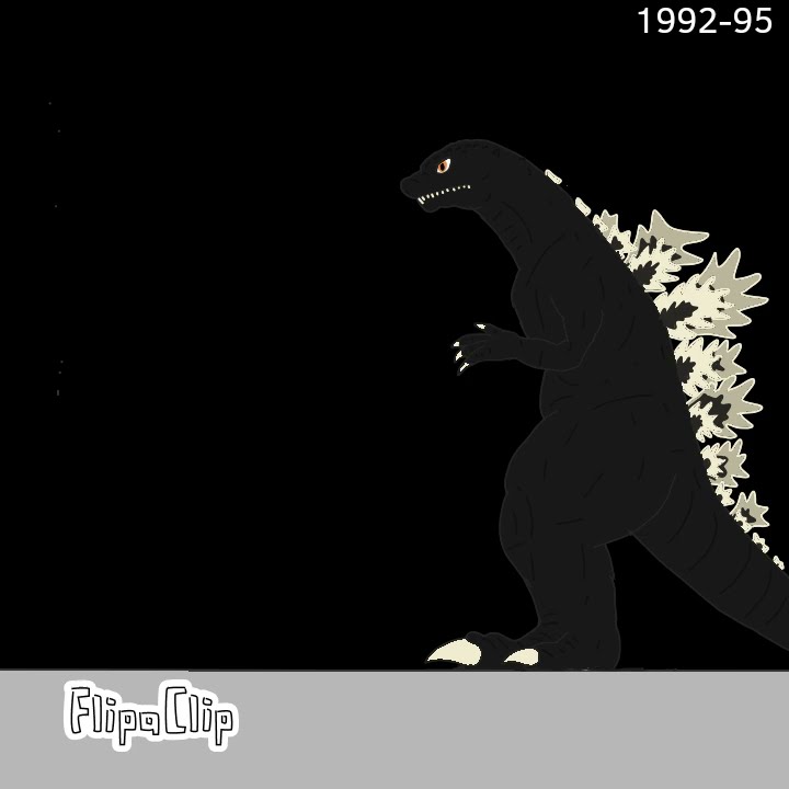 Evolution of Godzilla Roars | FlipaClip Animation #godzilla # ...
