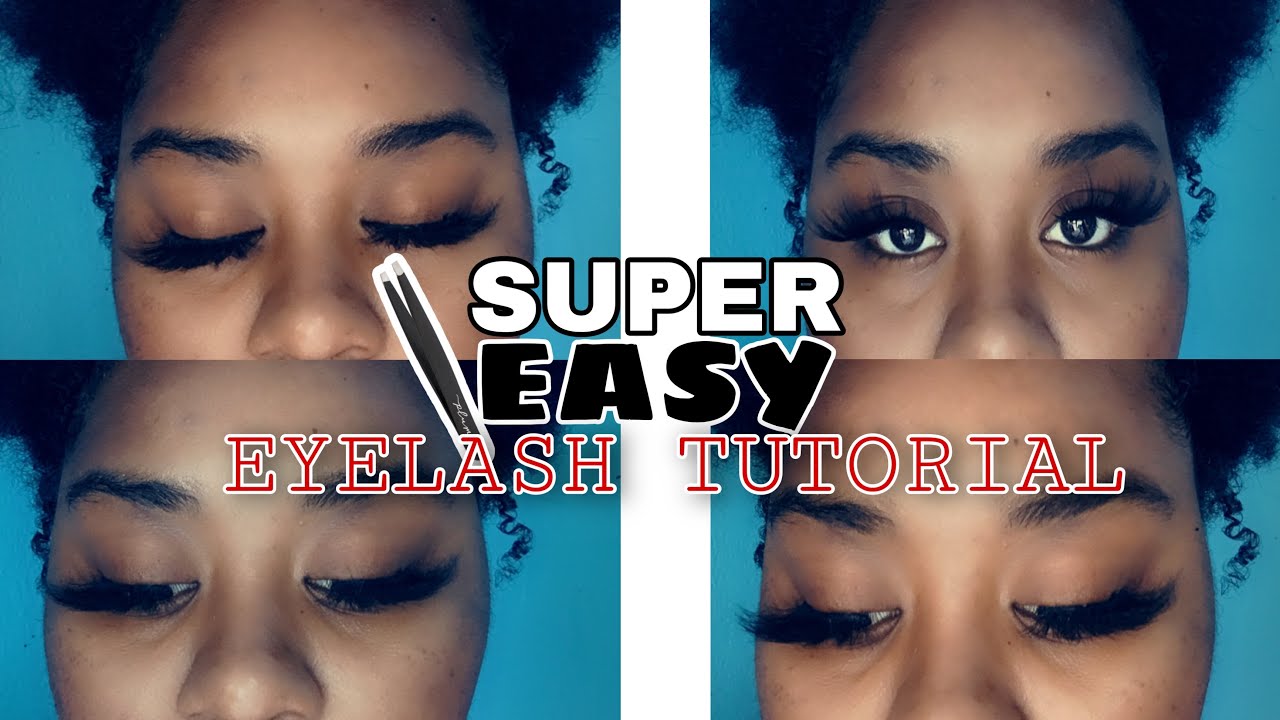 HOW TO: APPLY FALSE EYELASH | BEGINNER FRIENDLY AND DETAILED - YouTube