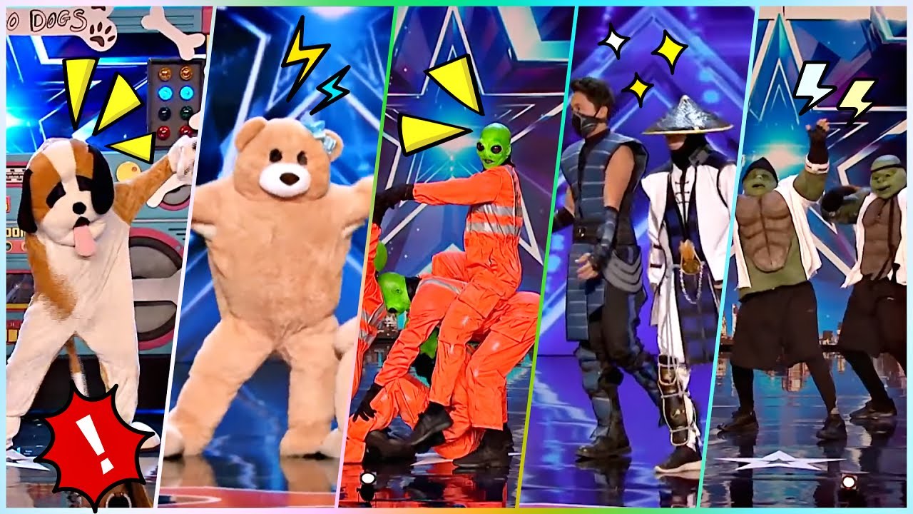 TOP 5 Amazing Dress Up Dance Auditions! - YouTube