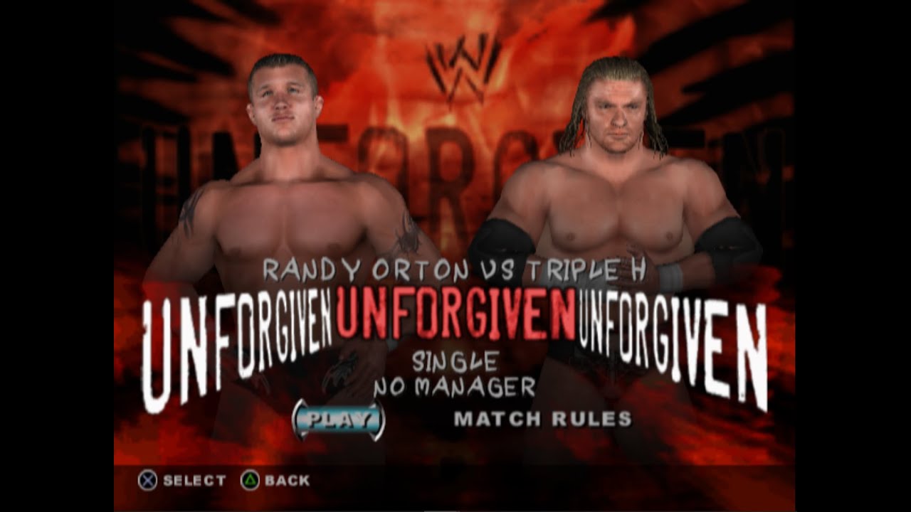 WWE - Randy Orton vs. Triple H (ALL COM) - Unforgiven 2004 - YouTube