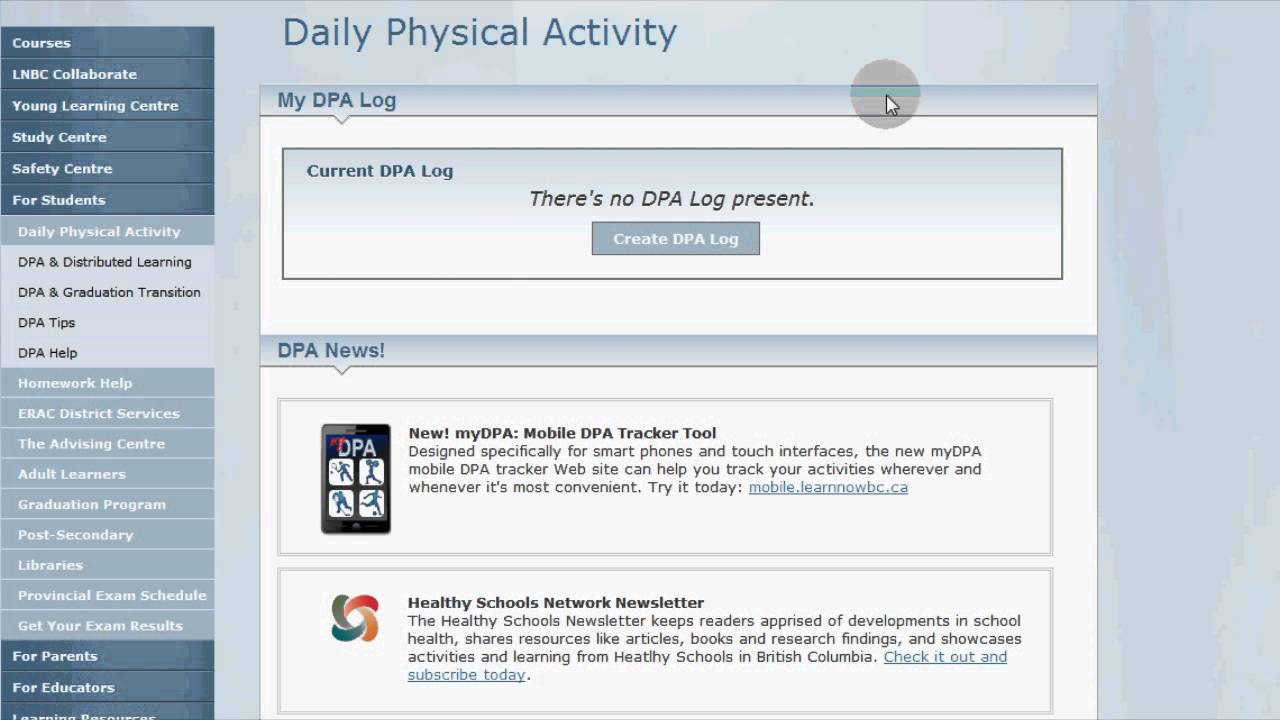 LearnNowBC DPA Tutorials - Create a new DPA Log - YouTube