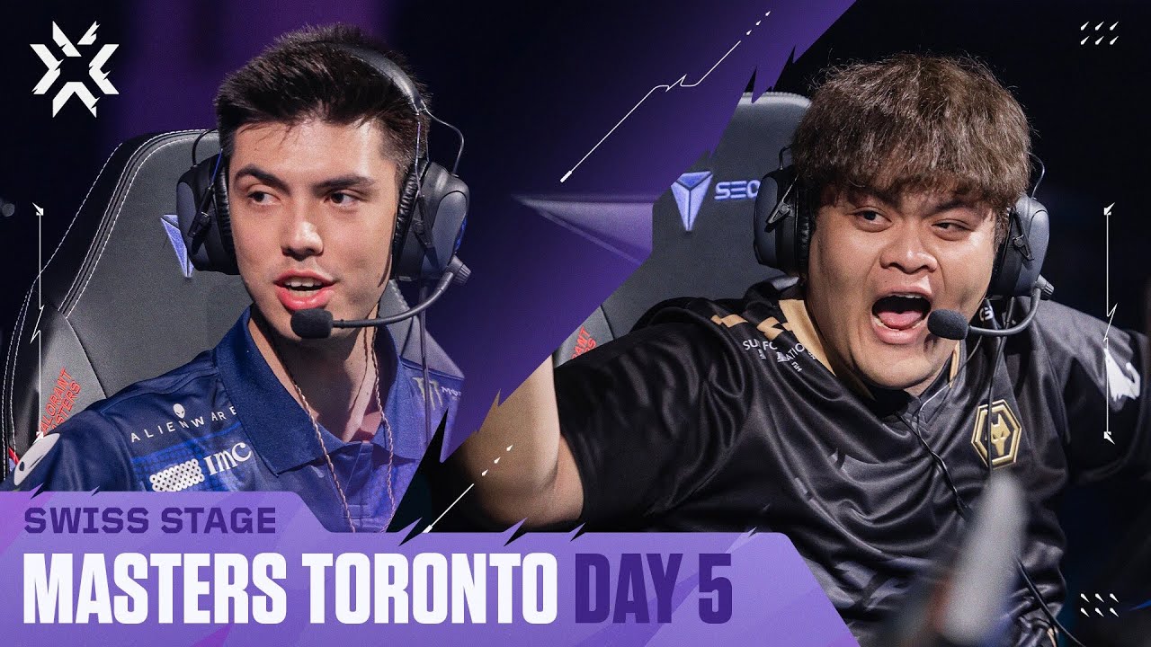 VALORANT Masters Toronto — Swiss Stage — Day 5 - YouTube