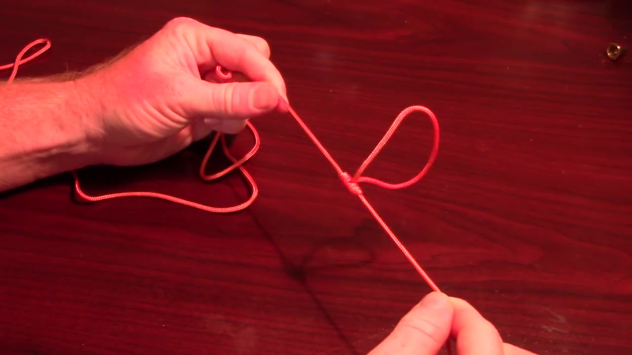 How To Tie A Dropper Loop Fishing Knot - YouTube