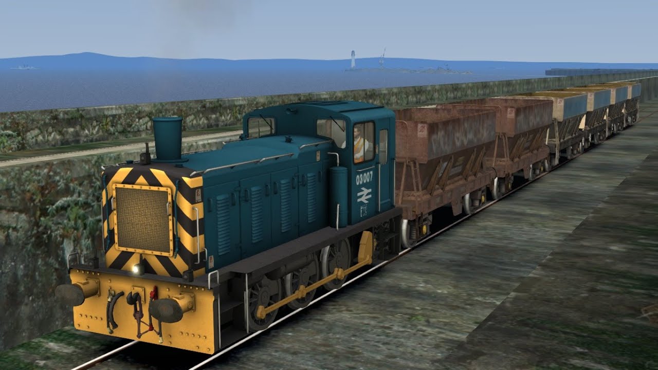 Train Simulator 2020 - Class 03 on the Holyhead Breakwater - YouTube