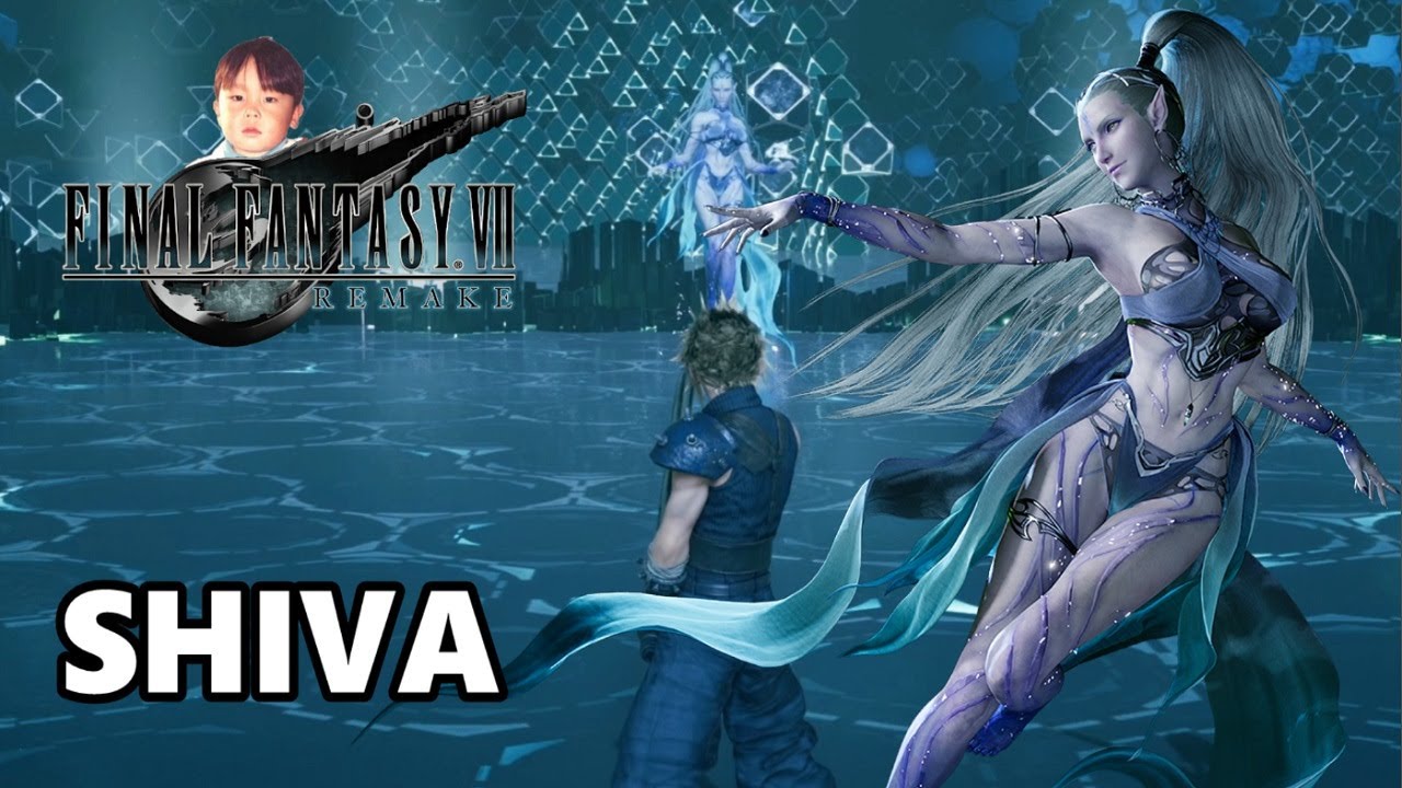 Final Fantasy VII REMAKE เทคนิคการต่อสู้กับมนต์อสูร Shiva !! - YouTube