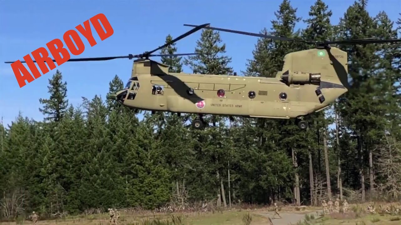 Chinook Sling Load Training - YouTube