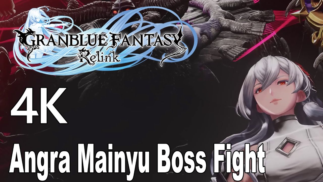 Granblue Fantasy Relink Angra Mainyu Boss Fight 4K - YouTube