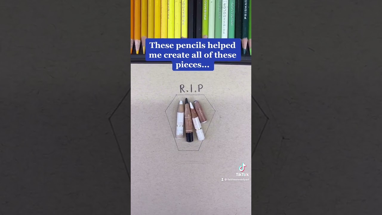 Mini pencils helped create all these pieces! - YouTube