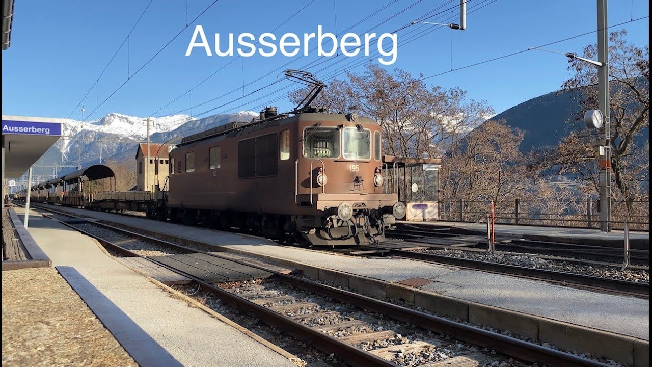 Trainspotting Bahnhof Brig / Ausserberg SBB / BLS / MGB 06.03.2021 ...