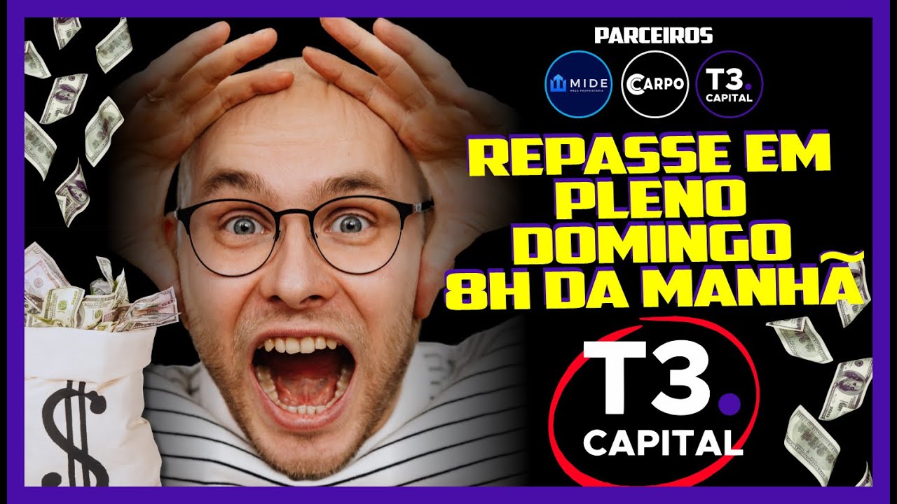 MAIS 1 REPASSE NA T3 CAPITAL EM PLENO DOMINGO, CARPO DANDO 2 EXAMES ...