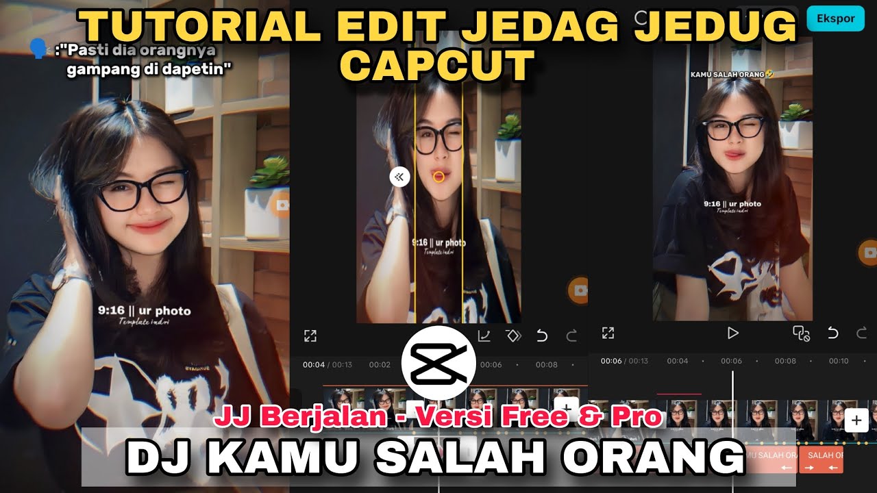 Tutorial Edit Jedag Jedug Capcut DJ KAMU SALAH ORANG - YouTube
