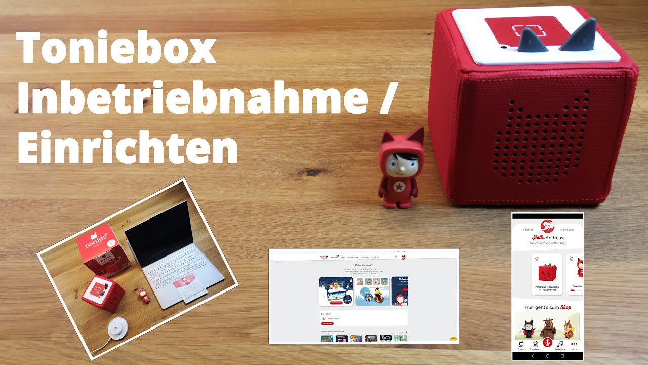 Toniebox Inbetriebnahme/Einrichten mit Notebook oder Smartphone - YouTube