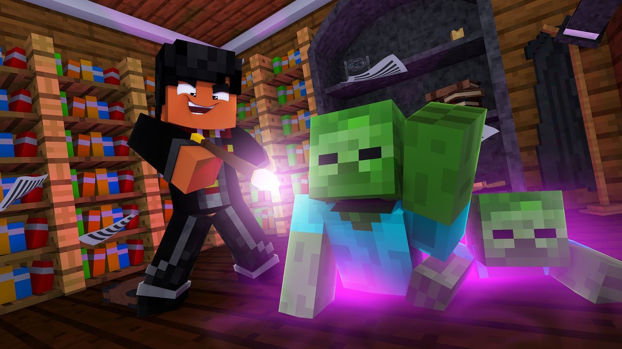 INVOCAMOS UM ZUMBI NO MINECRAFT - YouTube