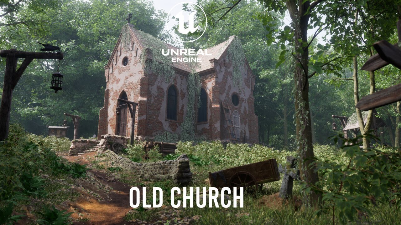Old Church (Unreal Engine 5 Scene). - YouTube