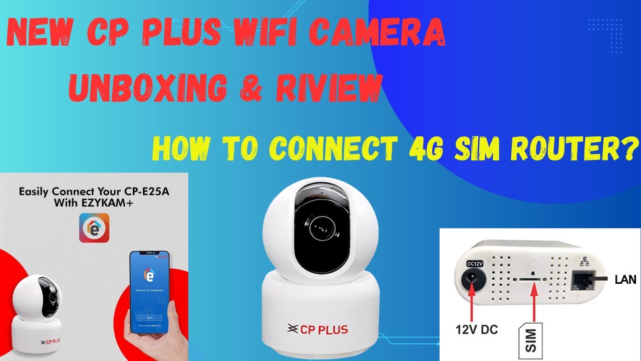 Best Wireless CCTV Camera Under 2000 || Cp Plus 25A Wifi Camere || Cofe ...