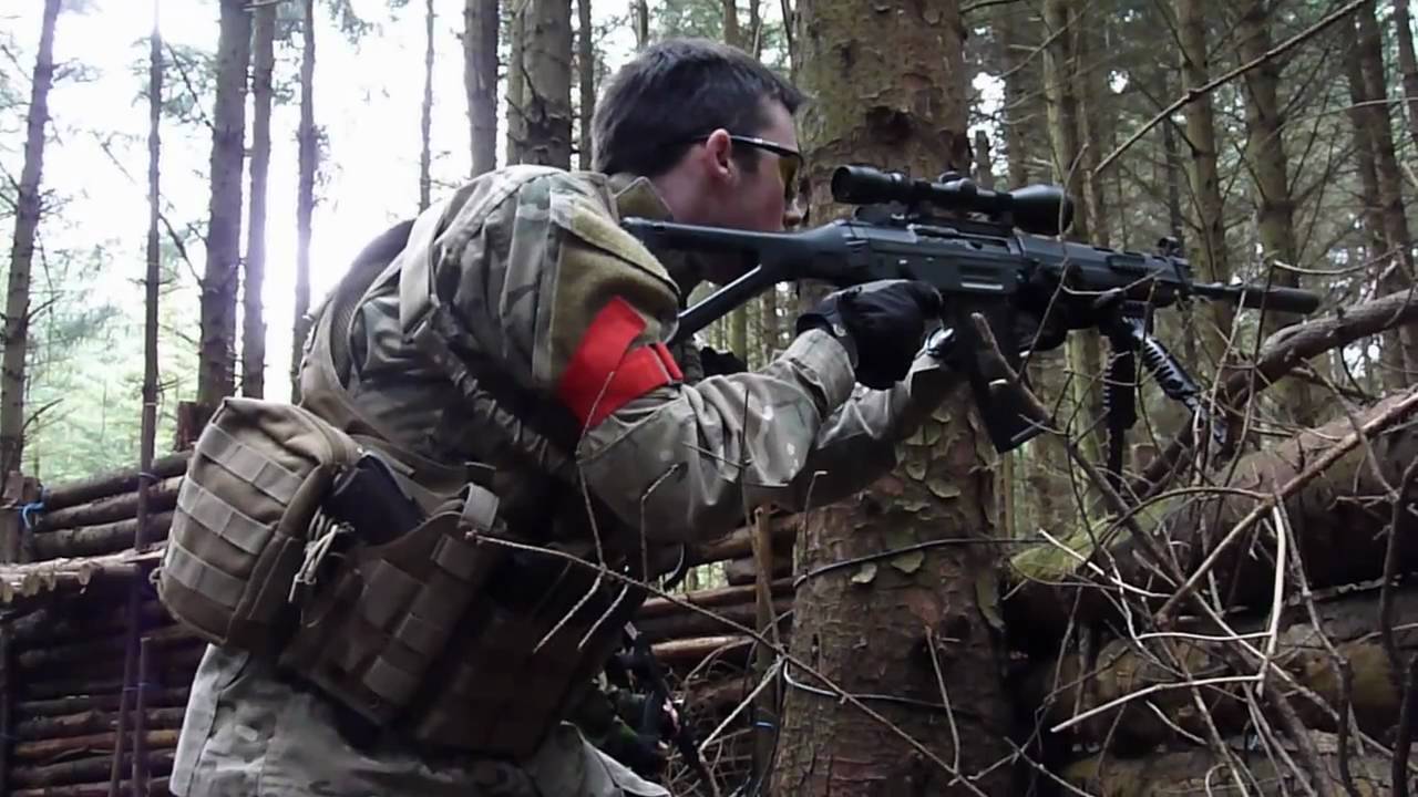 Airsoft Tower Base Defence - YouTube