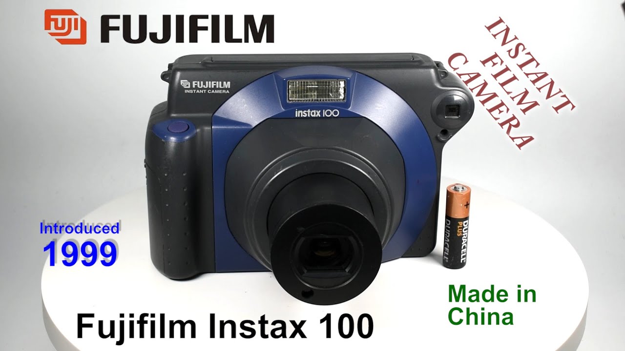 1999 Fujifilm Instax 100 - Instant Film Camera - YouTube