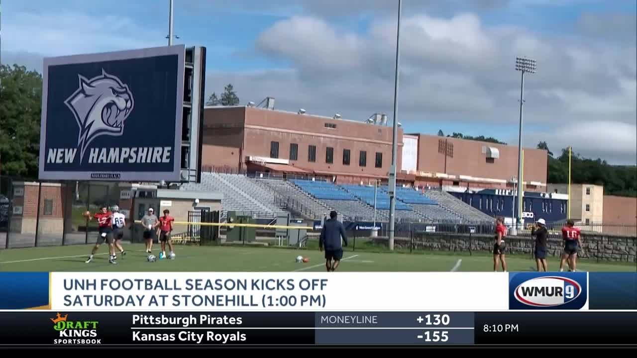 UNH football prepares for season opener Saturday - YouTube
