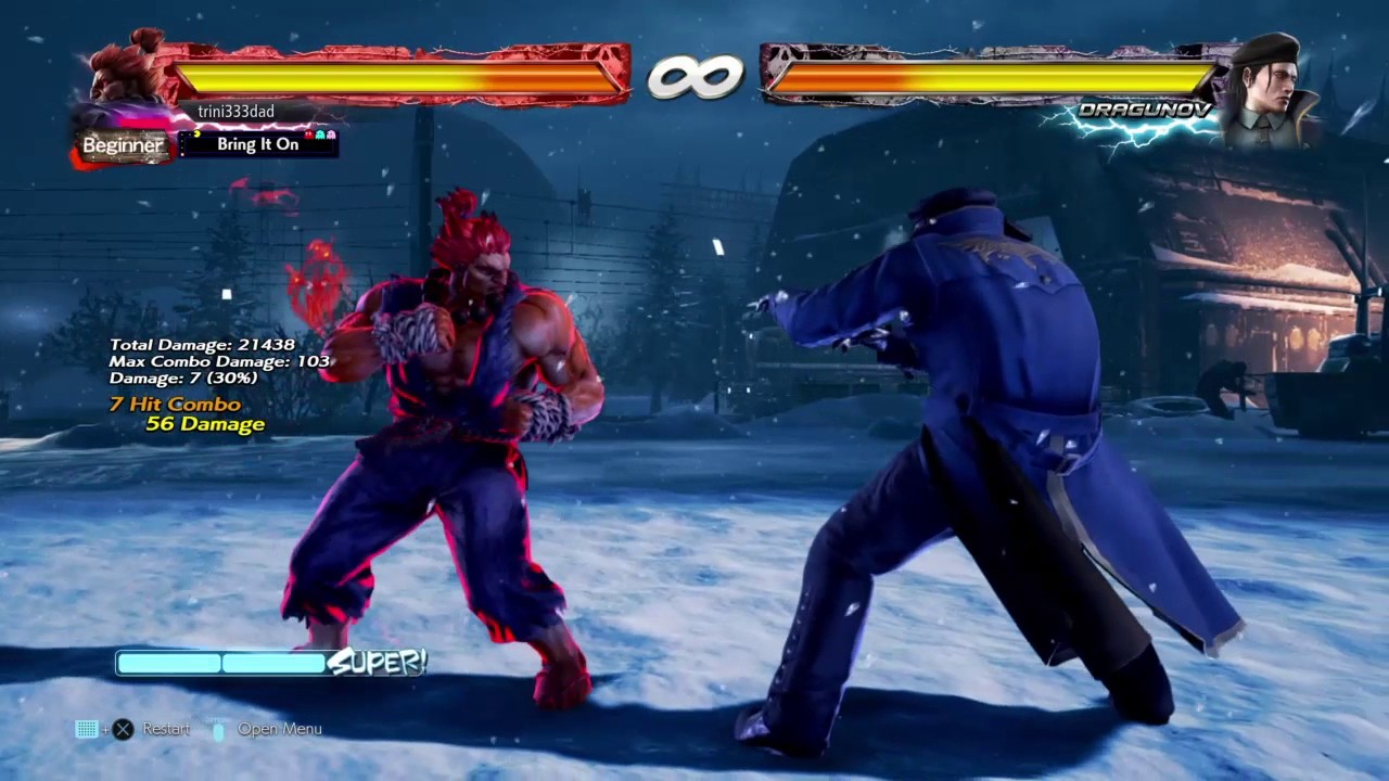 Tekken 7 Akuma Basic Juggle Combo video - YouTube