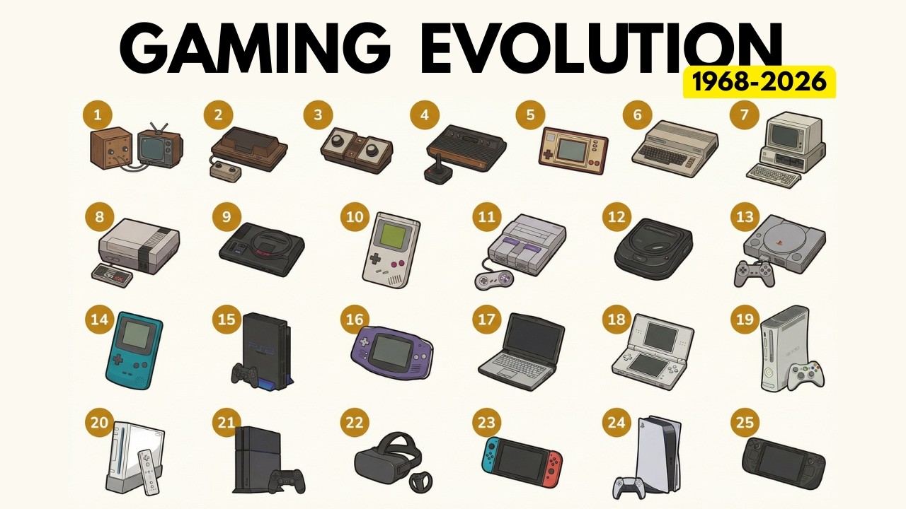 The Evolution of Gaming Consoles — Every Era Explained (1968–2025 ...