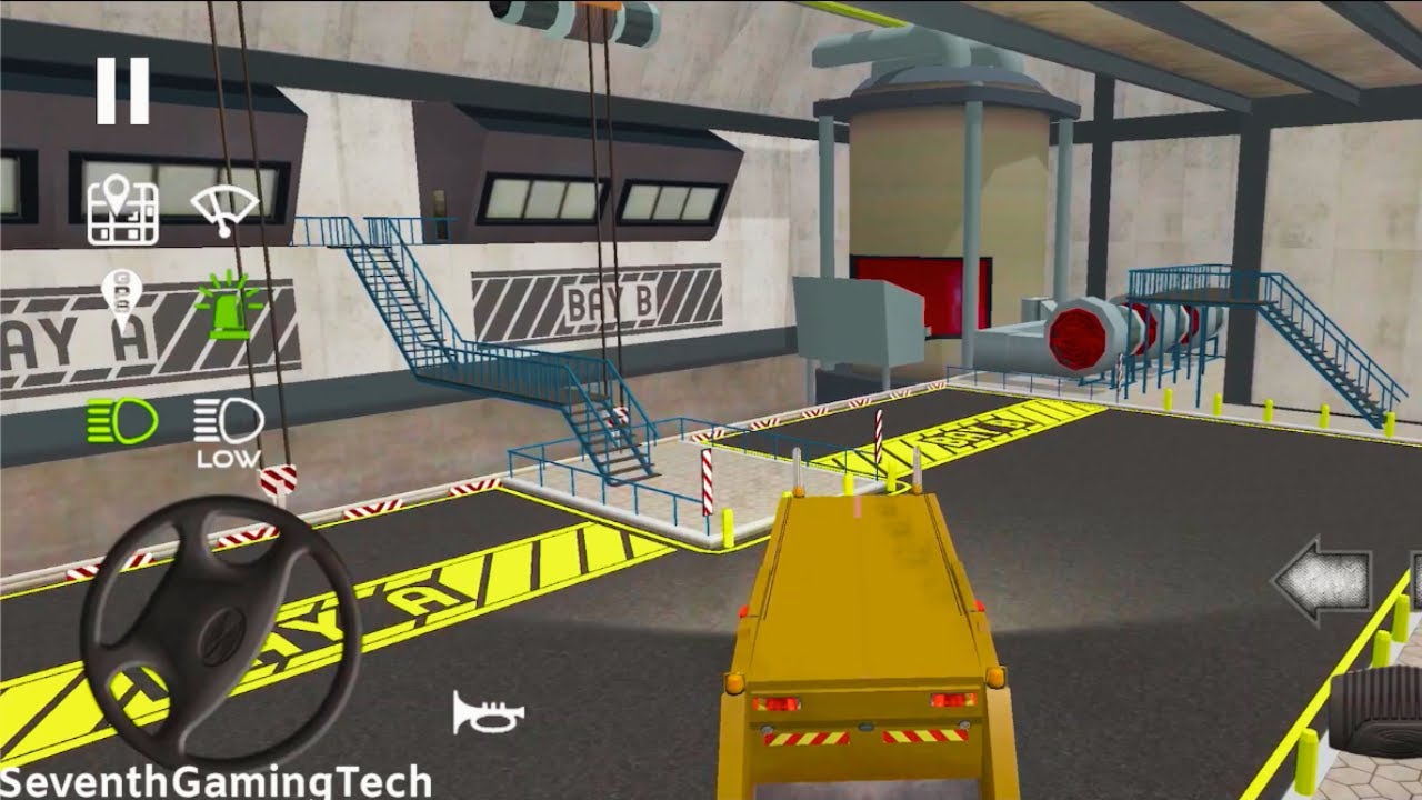 Heavy (Rear Loader) Garbage Truck 🚛🚛🚛🚛🚛🚛 Trash Truck Simulator Mobile ...