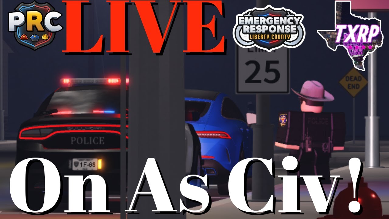 Live On As Civ!! Taxes State Roleplay ( ERLC Liberty County) - YouTube