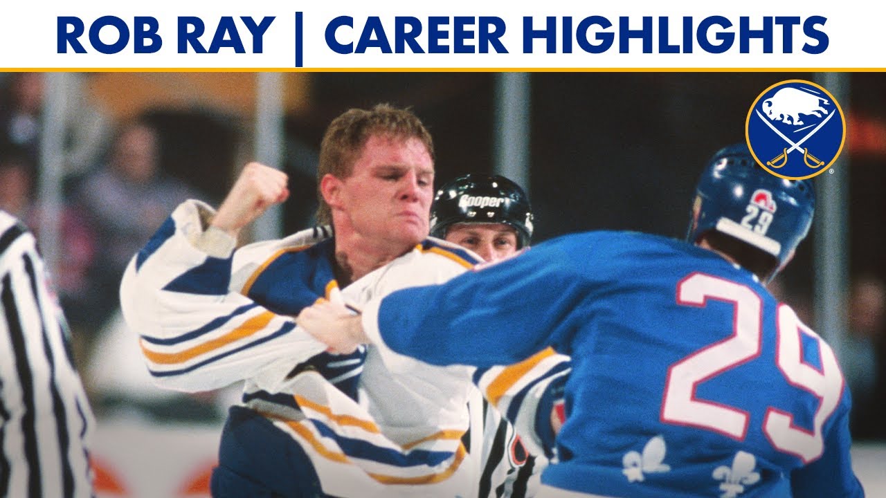 Hockey Fights & Goals | Rob 'Rayzor' Ray Highlight Reel | Buffalo ...