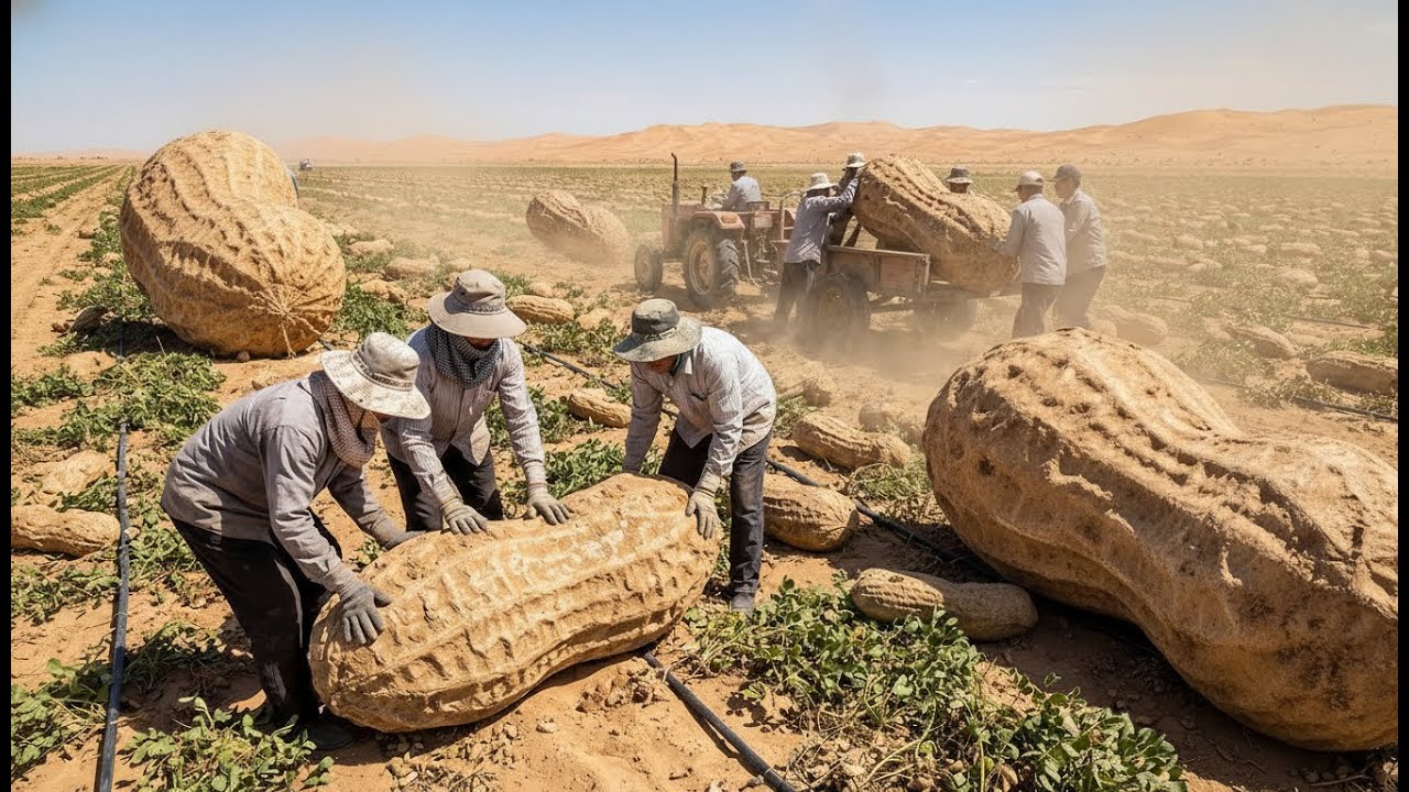 Unbelievable! They Tried Growing Peanuts In The Desert - The Results ...