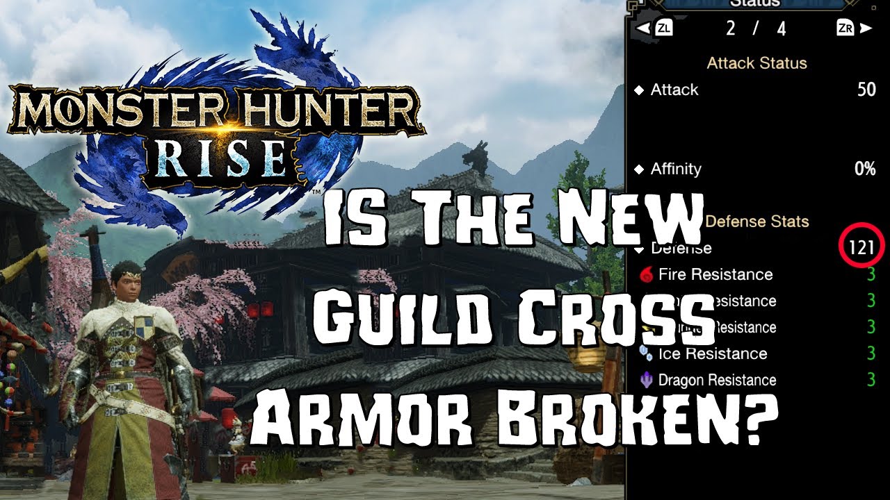 Is the New Guild Cross Armor Broken? Monster Hunter Rise - YouTube