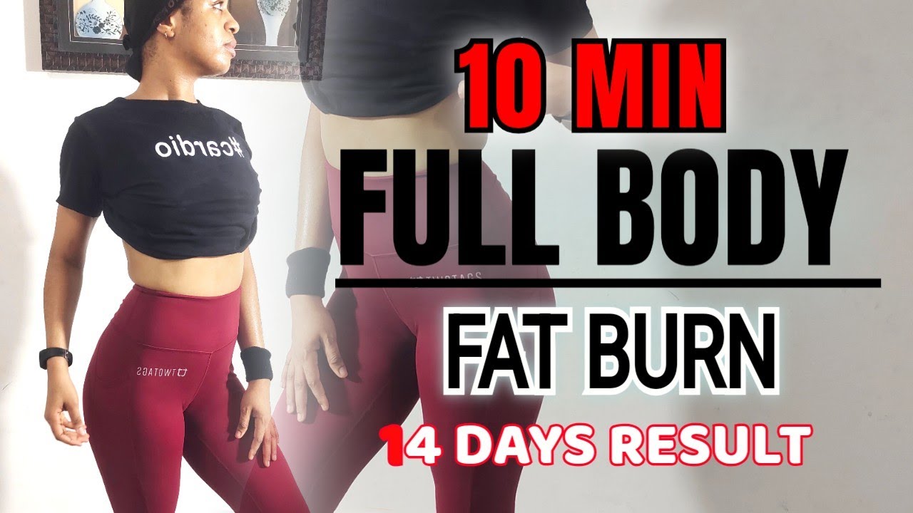 14 DAYS FULL BODY TRANSFORM WORKOUT CHALLENGE~10 MIN FAT BURN~ NO ...