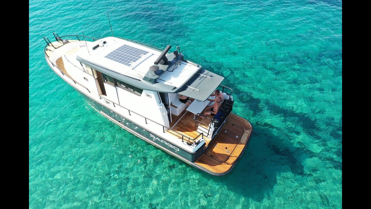 New 2021 SARGO 36 exploring the Aegean Sea - YouTube