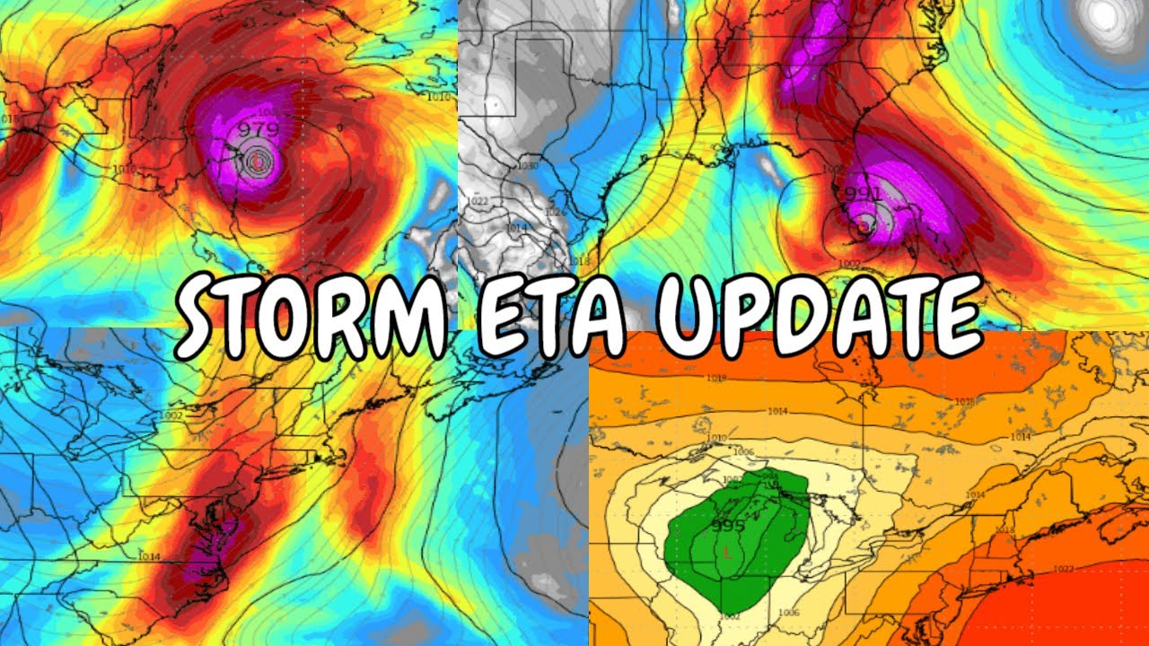 STORM ETA UPDATE - THE TROPICS ARE HEATING UP - THE SEVERE WEATHER ...
