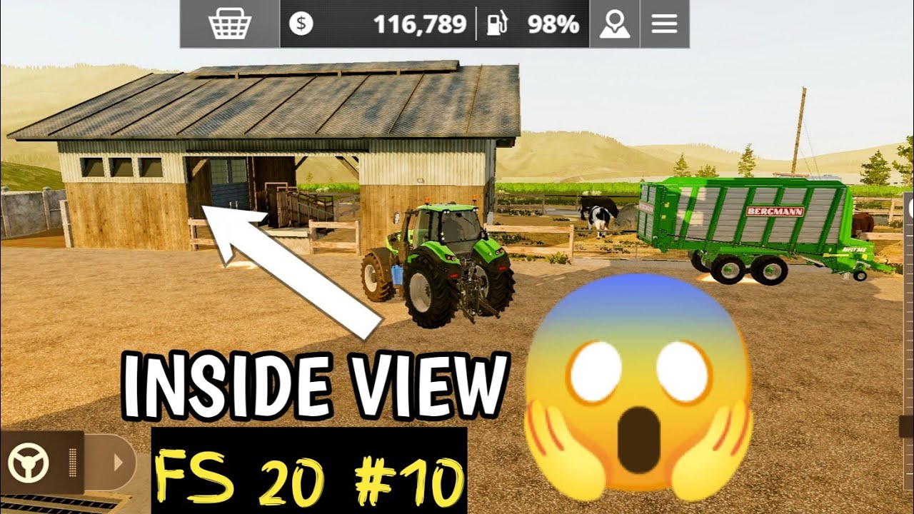 Fs 20 Gameplay | Inside View | Farming Simulator Android Game - YouTube