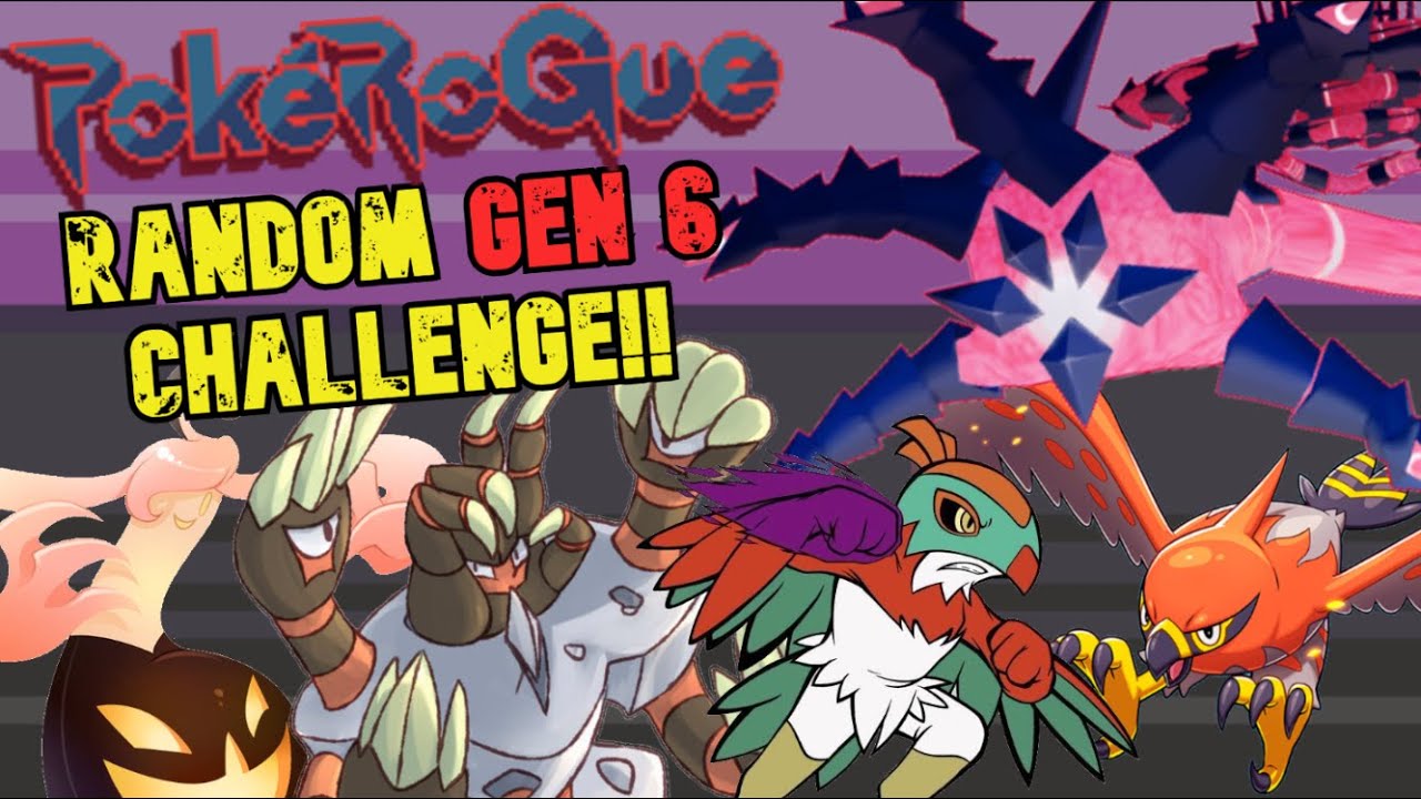 I beat PokeRogue with RANDOM GEN 6 Pokemon WITHOUT RESETTING!! | Random ...