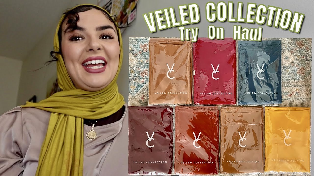 Veiled Collection Chiffon Hijab Try On Haul | Simply Brinny - YouTube