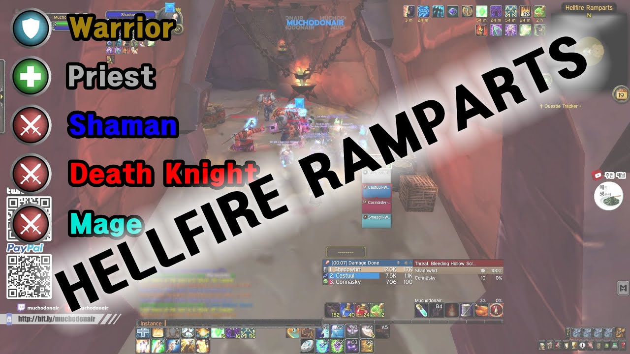 WoW Classic | TBC 5man | Hellfire Ramparts | Tank: Warrior - YouTube