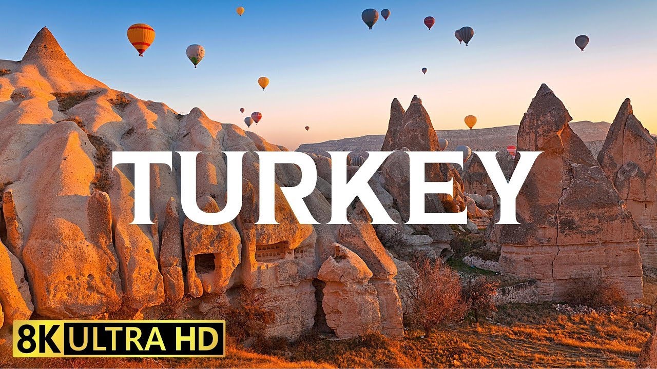 Turkey 8K Video Ultra HD 120 FPS Beautiful Places Aerial Views - YouTube