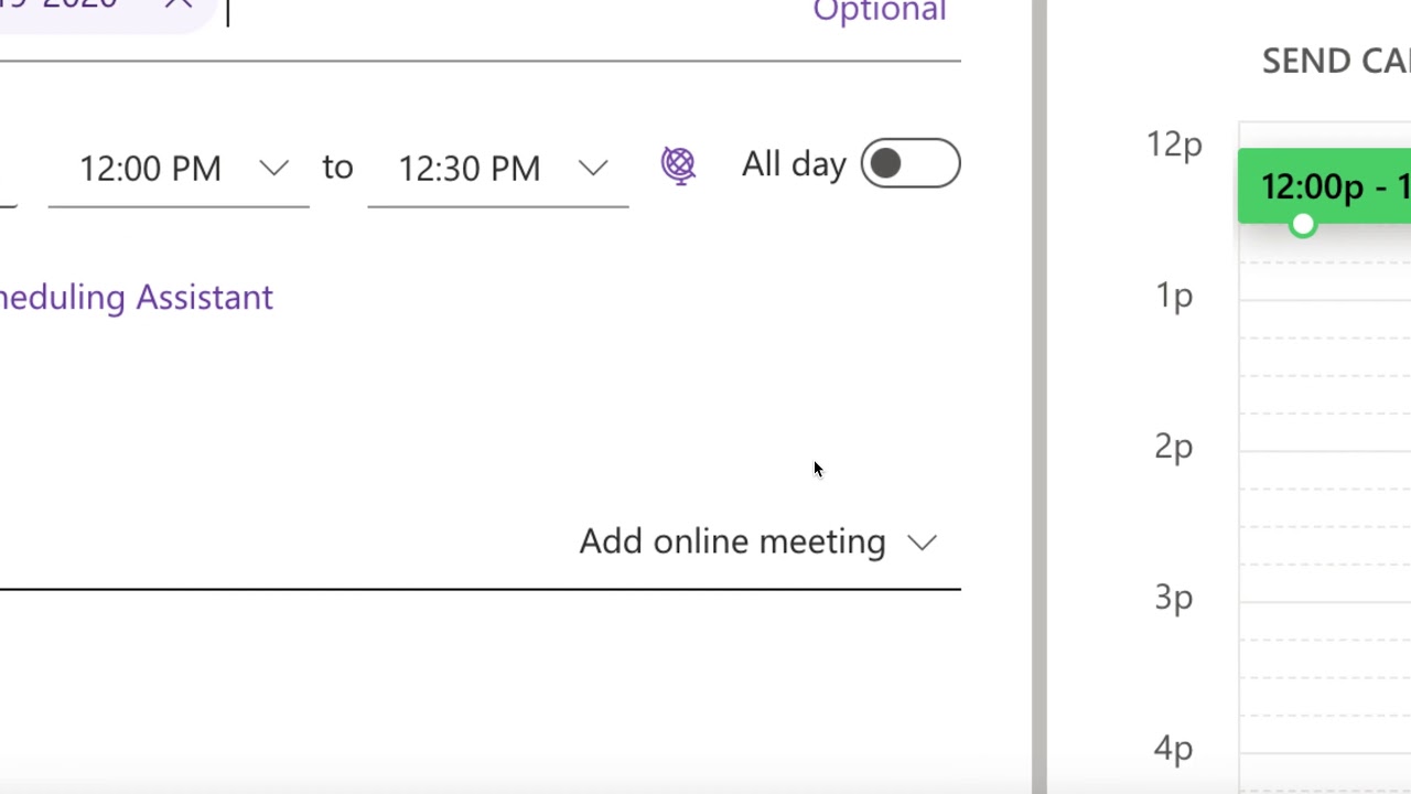 Sending a Microsoft Team Video Call Invitation - YouTube