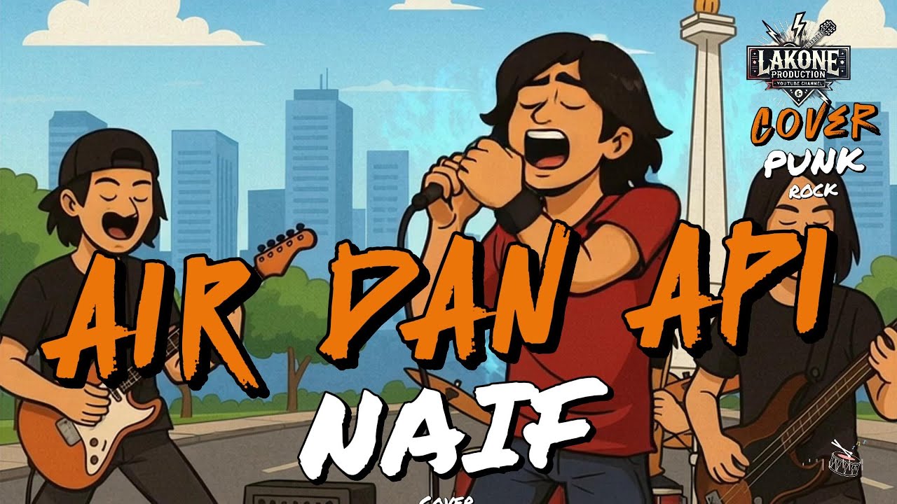 AIR DAN API (NAIF) - POP PUNK COVER | LEBIH PANAS DARI ASLINYA! 🔥💧 ...