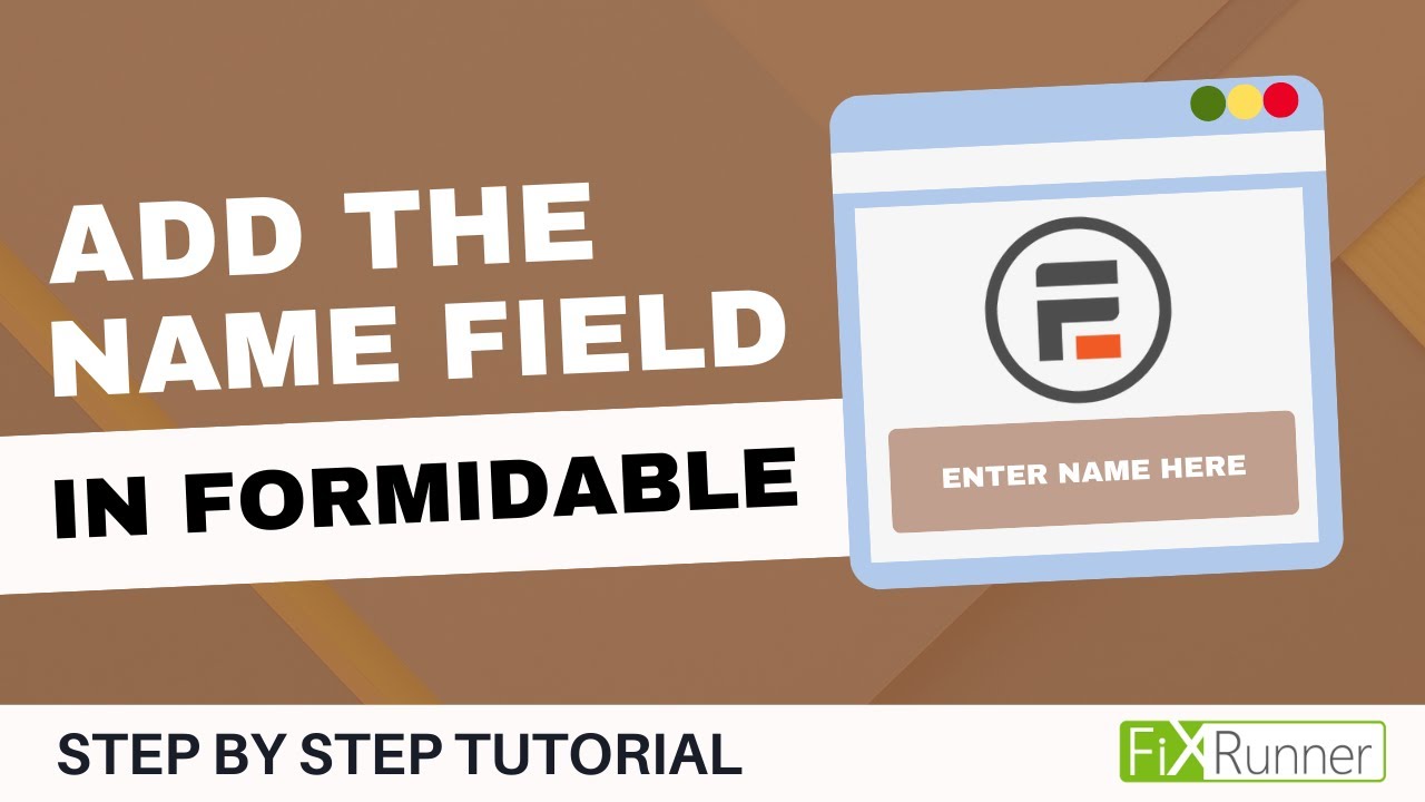 How To Add Name Field In Formidable Forms In WordPress YouTube How To Add Name Field In Formidable Forms In WordPress YouTube