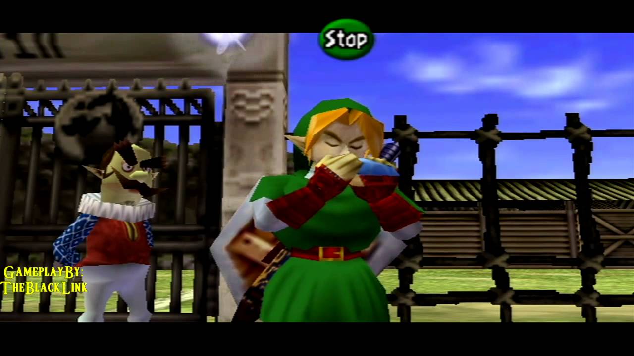 The Legend Of Zelda Ocarina Of Time Playthrough Escaping Lon Lon